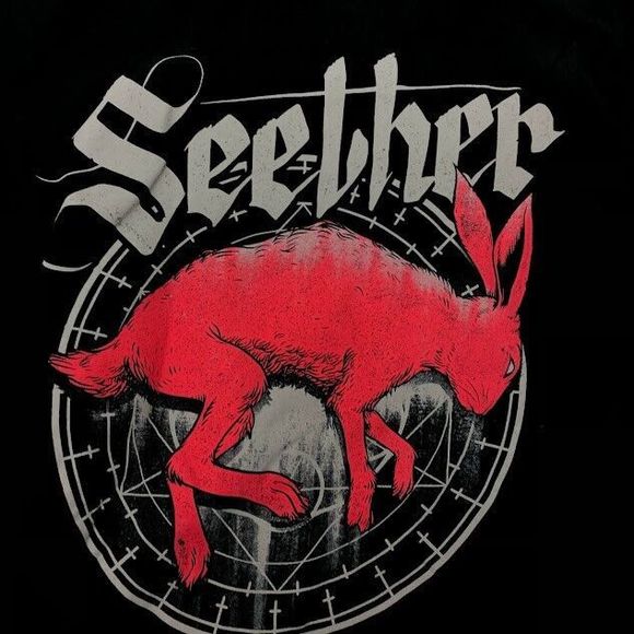 Tultex | Shirts | Seether Shirt Black Rabbit Poison The Parish 27 Us ...